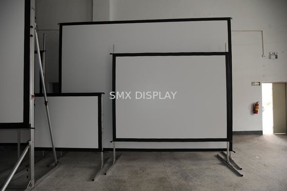 332×186cm 16:9 Fast Folding Projection Screen Outdoor With Aluminium Frame