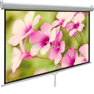 120 Inch Self Lock Projector Screen For Home School Matte White