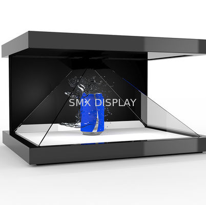 22 Inch Holographic Pyramid Display Showcase 3D Hologram Virtual Technology