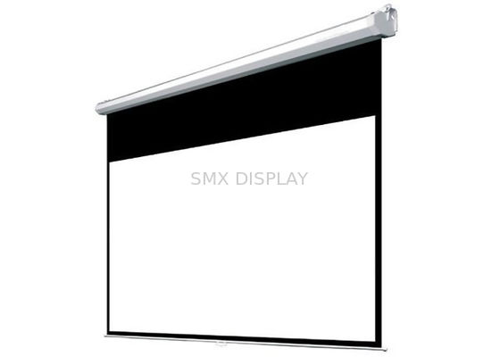 Matte White 100 Inch Projection Screen 4:3 Manual Projector Screen Pull ...