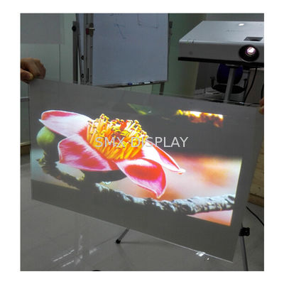 Self Adhesive Holographic Rear Projection Film 3D Transparent For ...