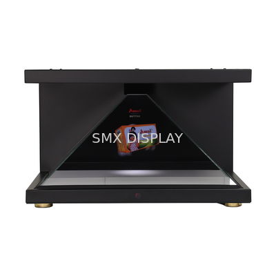 22" Holographic Display Pyramid 3D Hologram Showcase Full HD With Flight Case
