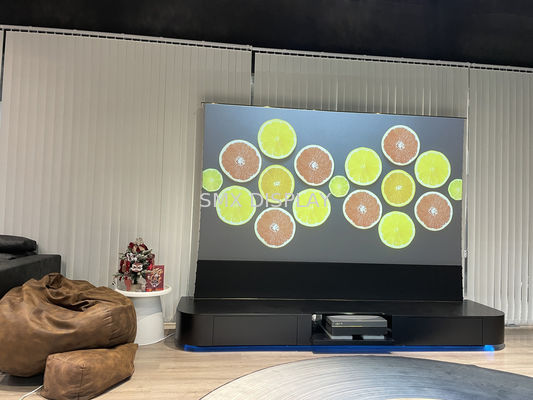 16:9 150 Inch 4K HD Motorized ALR Floor Rising Projector Screen for ...