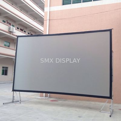 16 ft x 9 ft 220 inches diagonal fast folding projection screen rear ...