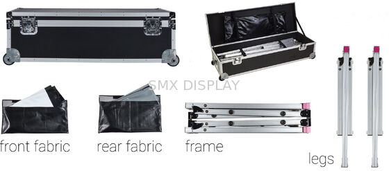 200 Inch Fast Fold Screen Front Rear Projection Screen Portable Outdoor ...