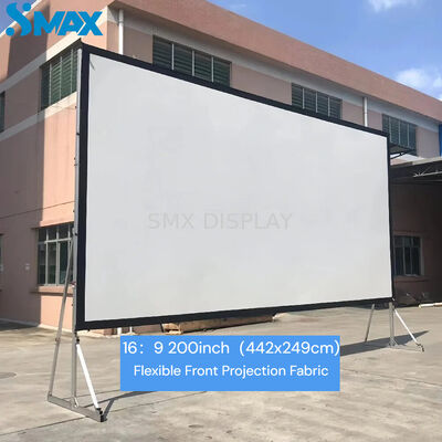 3 Minute Setup / Tool Free / Aluminum Frame / 16x9ft Fast Fold Screen ...