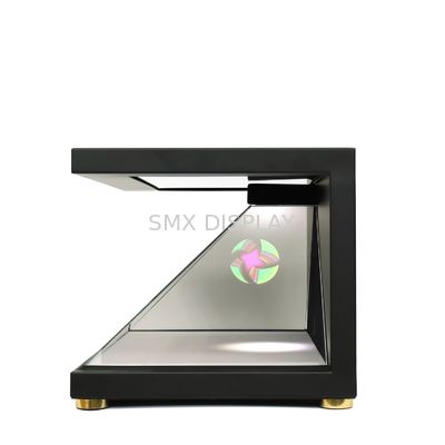 22 Inch 3D Pyramid Hologram Projector Case Cabinet 270 Degree ...
