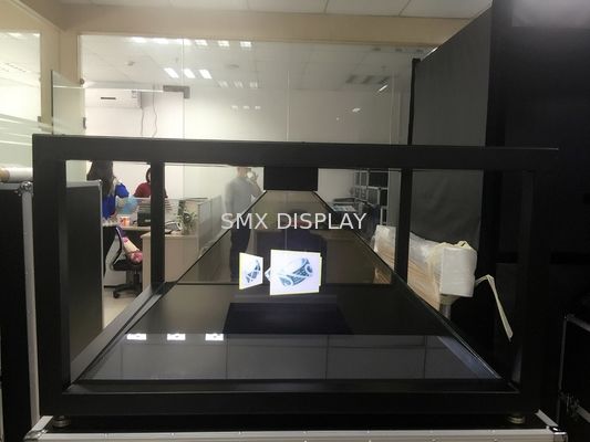 Large Pyramid 3D Holographic Display Full HD Resolution 4 Viewing Sides