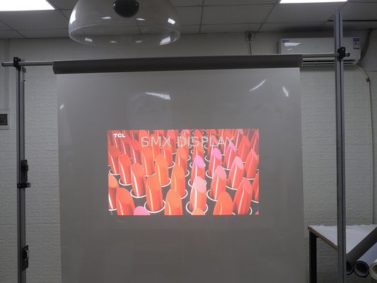 30m Adhesive Rear Projection Film Transmittance Transparent For Glass