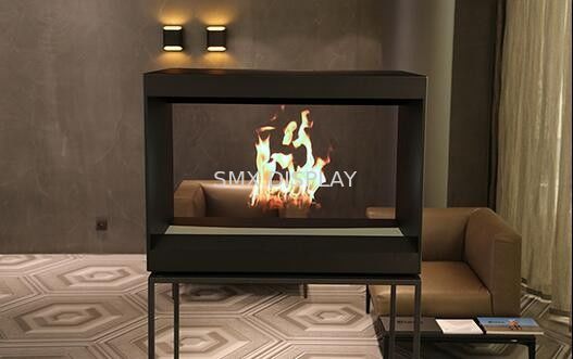 40" HoloCube one Sided hologram advertising display showcase for stereo ...