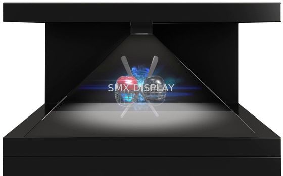 270° Full HD 3D Hologram Pyramid Display Showcase Holo Box Holographic Advertising