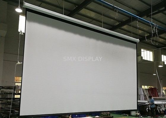 16/9 300 Inch Tab Tensioned Motorized Projection Screen 160 Degree ...