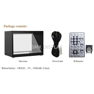 22 Inch 1 Sided 180 Degree Hologram Pyramid Display Showcase 3D Holo ...