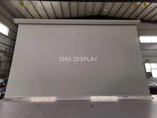 400 Inch Large Electric Projection Screen Motorized Tab Tensioned ...
