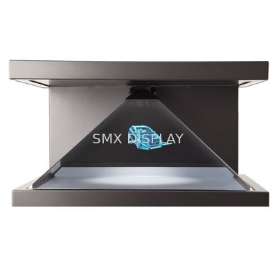Magic 3D Hologram Pyramid Showcase , Holographic Display Pyramid Box Full HD Resolution