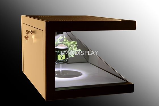 22inch 270 Degree Holo Cube 3D Hologram Showcase Display Pyramid Full HD Resolution