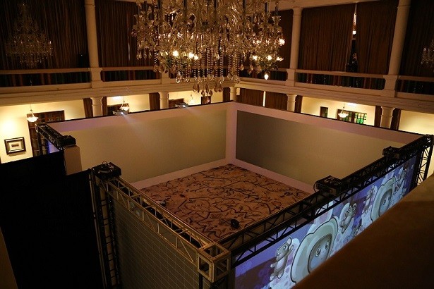 Fabric / Flexible Projection Screens Rear Grey Custom Size 50m Length