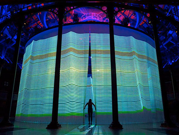 3D Holographic Reflection Film , holographic touch screen display for Stage