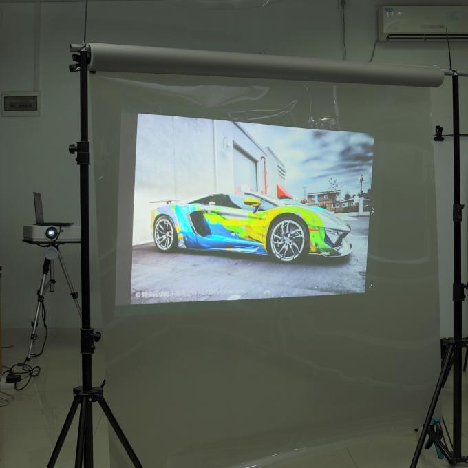 1.52X30M Gray Rear Projection Film /3D Holo foil /Avaiable with self ...