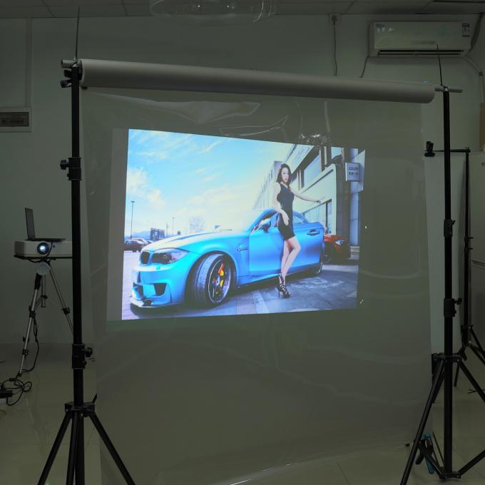 Gray Rear Projection Film / 3D Holo Display With Self Adhesive Layer ...