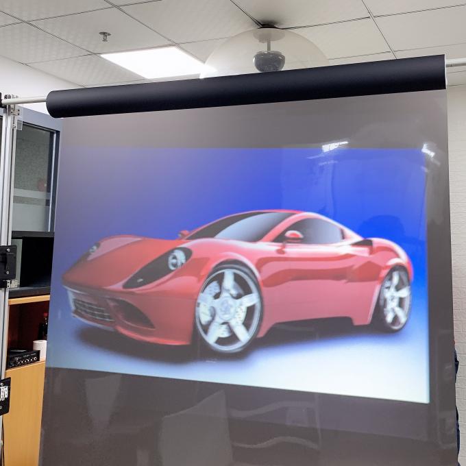 Self-adhesive Rear Projection Transparent hologram touch screen film ...