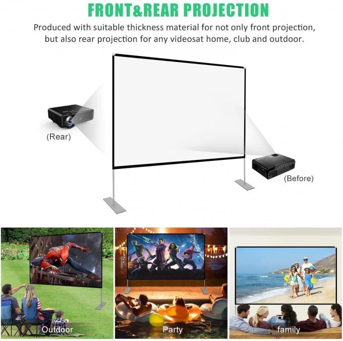 300 Inch Front And Rear Fast Fold Projector Screen Outdoor Theater Screen